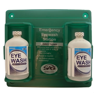 PhysiciansCare Eyewash Station, Double 32oz Screw Cap Bottle - Walmart.com