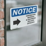 (2 Pack) Contractor Material And Equipment Sign - Walmart.com