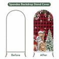 Christmas Cats Arch Backdrop Cover 6x2.6 Ft,Spandex Wedding Arch Stand ...