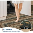 8x10 Area Rug Living Room Washable Non Slip Low Pile Modern Bordered ...