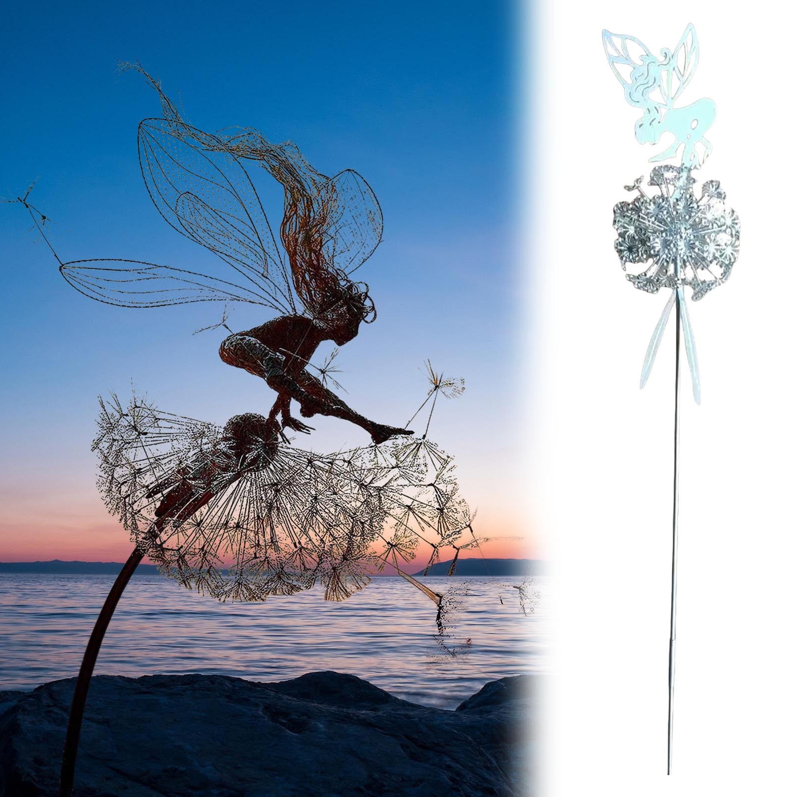 Click here for Chenjiaaa Fairies Wire Dandelion Stainless Garden... prices