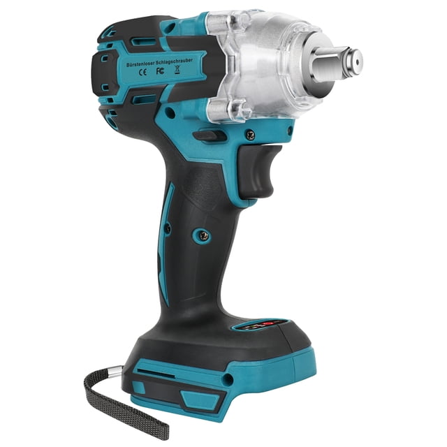 550N.m Cordless Electric Impact Wrench 1/2'' Gun for Makita 18V Li-Ion ...