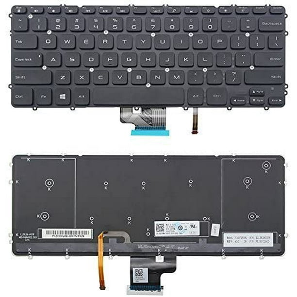 New US Black English Backlit Laptop Keyboard (Without palmrest ...