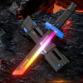 Colorful Light-Up Sword Toy Set - Cool LED Flowing Spray Sound Light ...