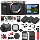 Sony Alpha a6400 Mirrorless Digital Camera with 16-50mm Lens+ 32GB Card, Tripod, Case, and More ...