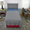 Justice League Sheet Set, Kids Bedding, Gray and Blue, 3-Piece TWIN ...