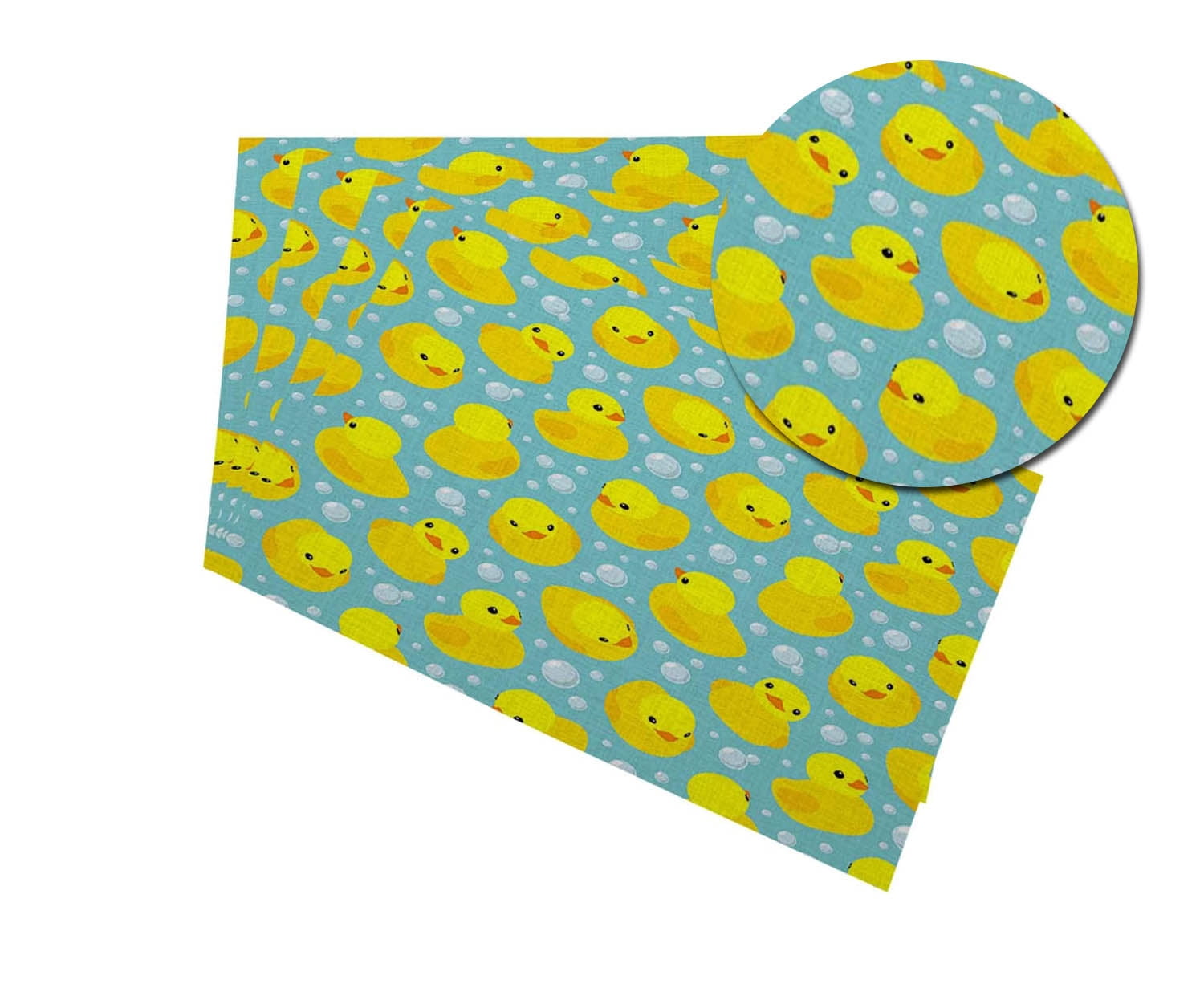 Rubber Ducks Placemats For Kitchen Dining Table Set Of 4 Seamless