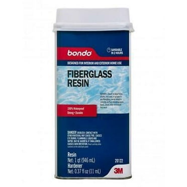3M 20124 All Purpose Fiberglass Resin, 1 Gallon - Walmart.com