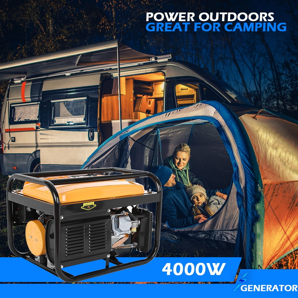 Buy 4000 Watt Gas Powered Portable Generator Engine For Jobsite RV ...