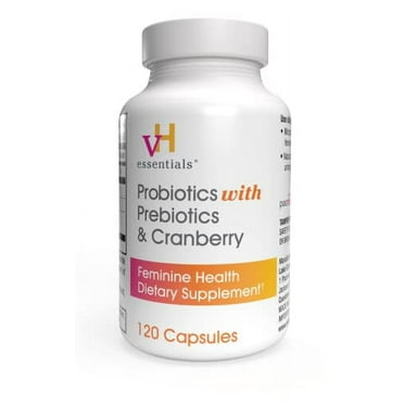 VH Essentials Probiotics With Prebiotics And Cranberry Feminine Health ...