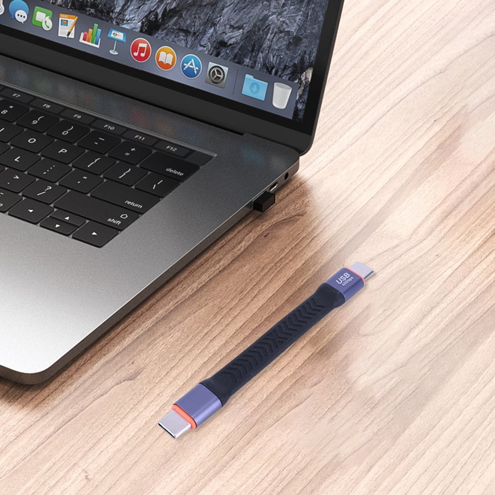 PD100W USB C To Type C Short Cable 20V 5A USB3.2 Fast Charge Short USB ...