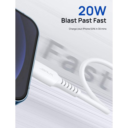 iPhone 12 Charger Cable 6ft, [Apple MFi Certified] USB C to Lightning ...