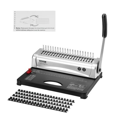 GBC ProClick P110 Manual Binding Machine Binds 110 Punches 15 Black ...