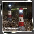 Garden Outdoor Statues, Waterproof Lighthouse Lights Lawn Decor ...