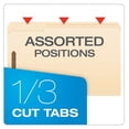 Manila File Folders Legal Size - 1/3 Cut, 2 Fasteners - Organize ...