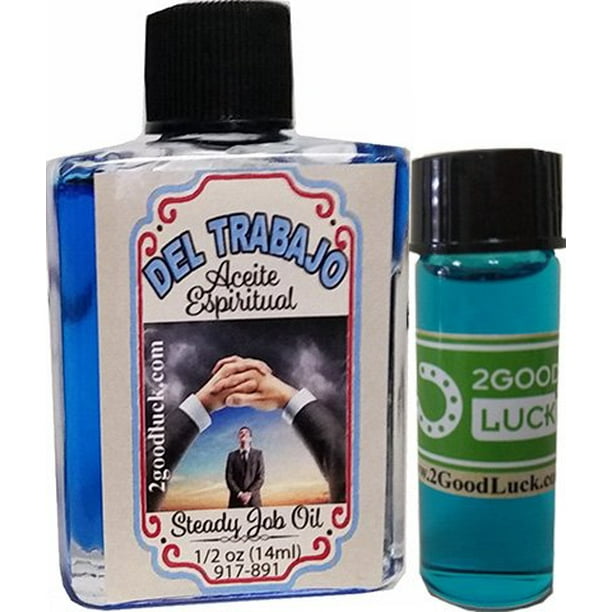 Steady Job, Spiritual Oil with 1 Dram Perfume Set for Magic and Rituals ...