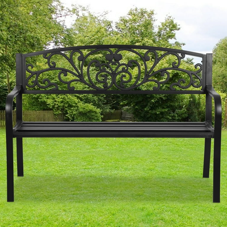 Porch Decorations Outdoor Grand Patio 52 Farmhouse Outdoor Bench ...