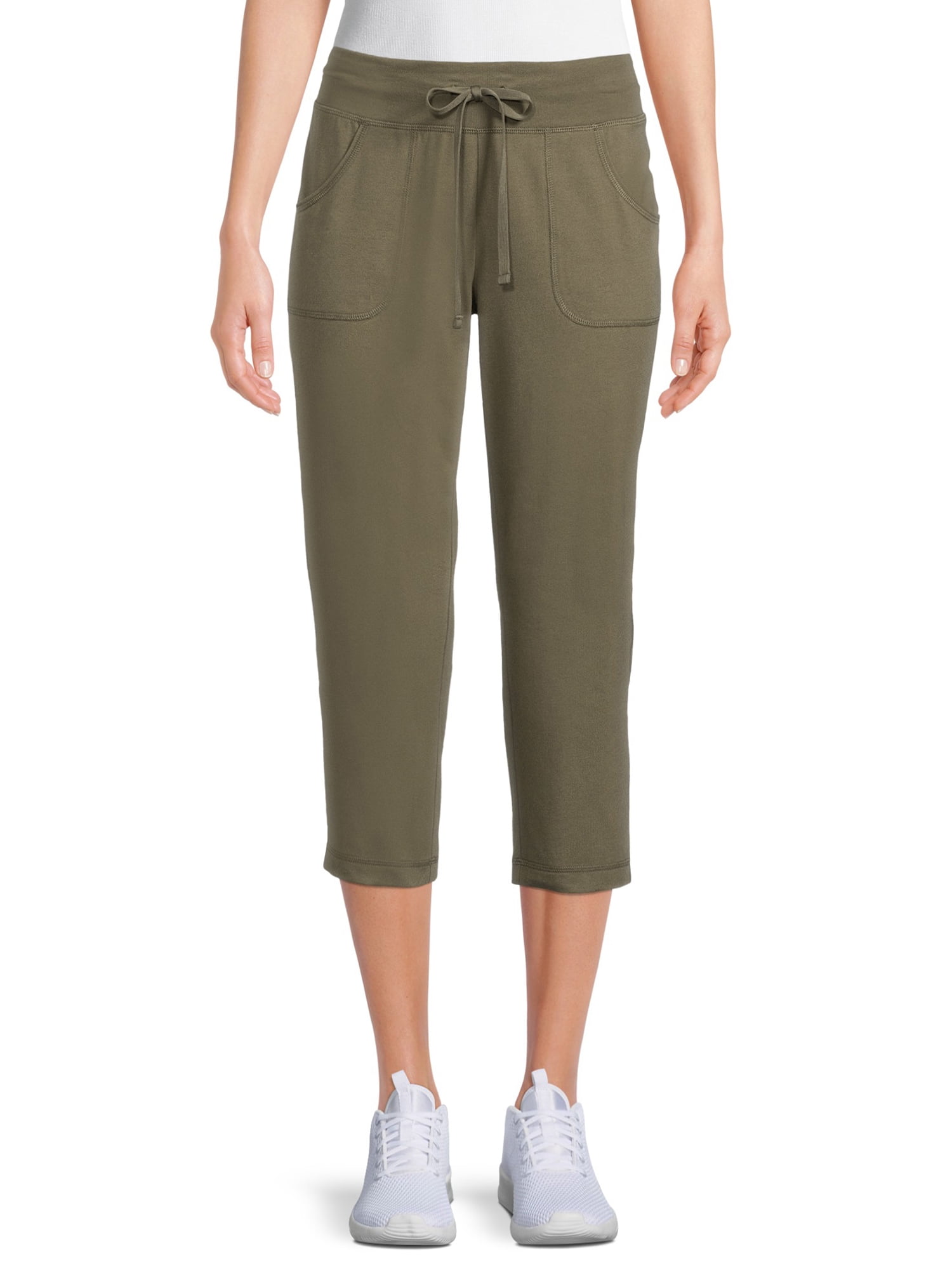 Athletic Works Women's Core Knit Capri With Front Pockets - Walmart.com