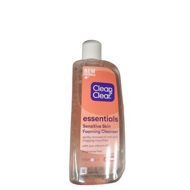 Clean & Clear Essentials Foaming Face Wash for Sensitive Skin 8 fl. oz ...