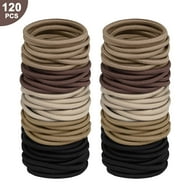 TELETIES Large Hair Ties, Jet Black - Walmart.com