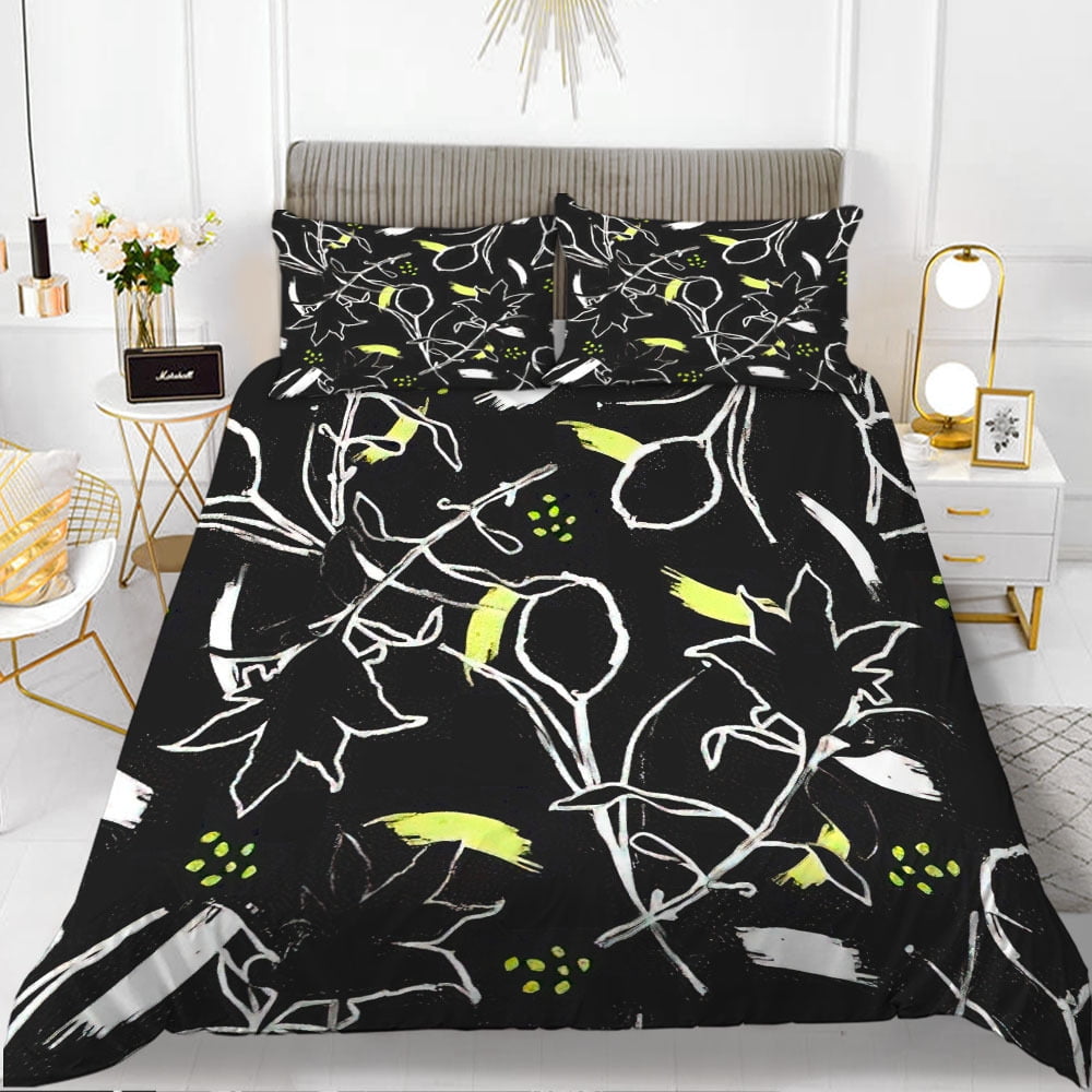 Cool 3D Floral Print Flowers Pattern Bedding Bed Set Queen for Kids ...