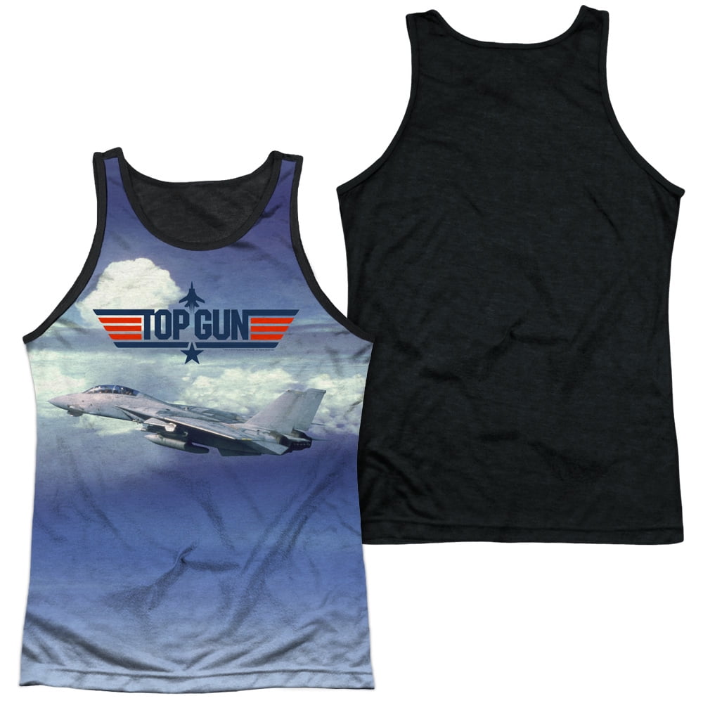 Top Gun - Take Off - Black Back Tank Top - X-Large - Walmart.com