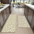 Anti Fatigue Kitchen Mat Set of 2 Pieces,Farmhouse Kitchen Rugs and ...