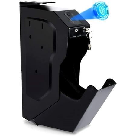 Gun Safes For Pistols, Gun Security Safe Quick-Access Mounted Firearm ...