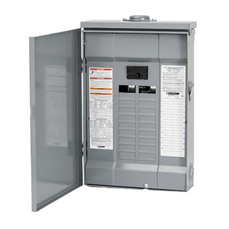 Square D HOM2040M100PRB 100A Main Breaker Installed Load Center ...