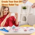 DIY Ball Making Kit Multicolored A 12 Count Craft and Stress Relief Set ...