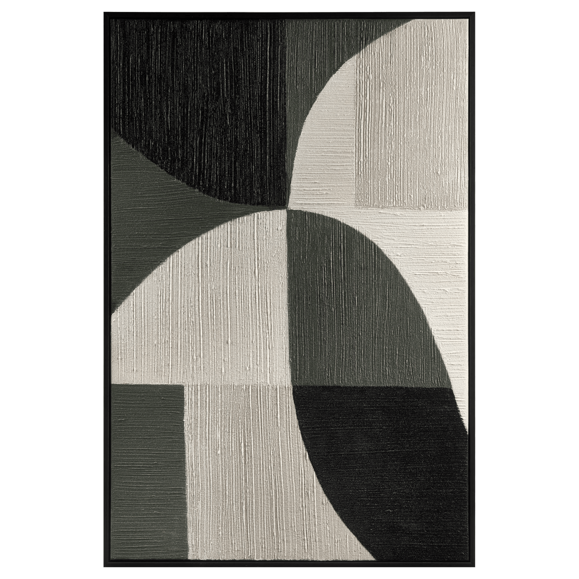 Click here for Bouclair Green Color Block Abstract Framed Art 23.... prices