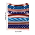 27.56x39.37in Mini Patriotic Small Lightweight Flannel Summer Nap ...