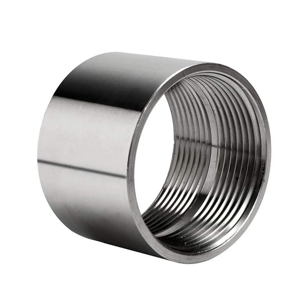Quickun 304 Stainless Steel Pipe coupling Fitting, 3 x 3 Female Pipe ...