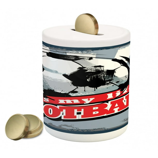 Ceramic Football Bank
