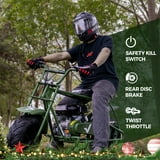 FRP Ultra Package GMB100 Gas Powered Mini Dirt Bike 99CC for Teens and ...