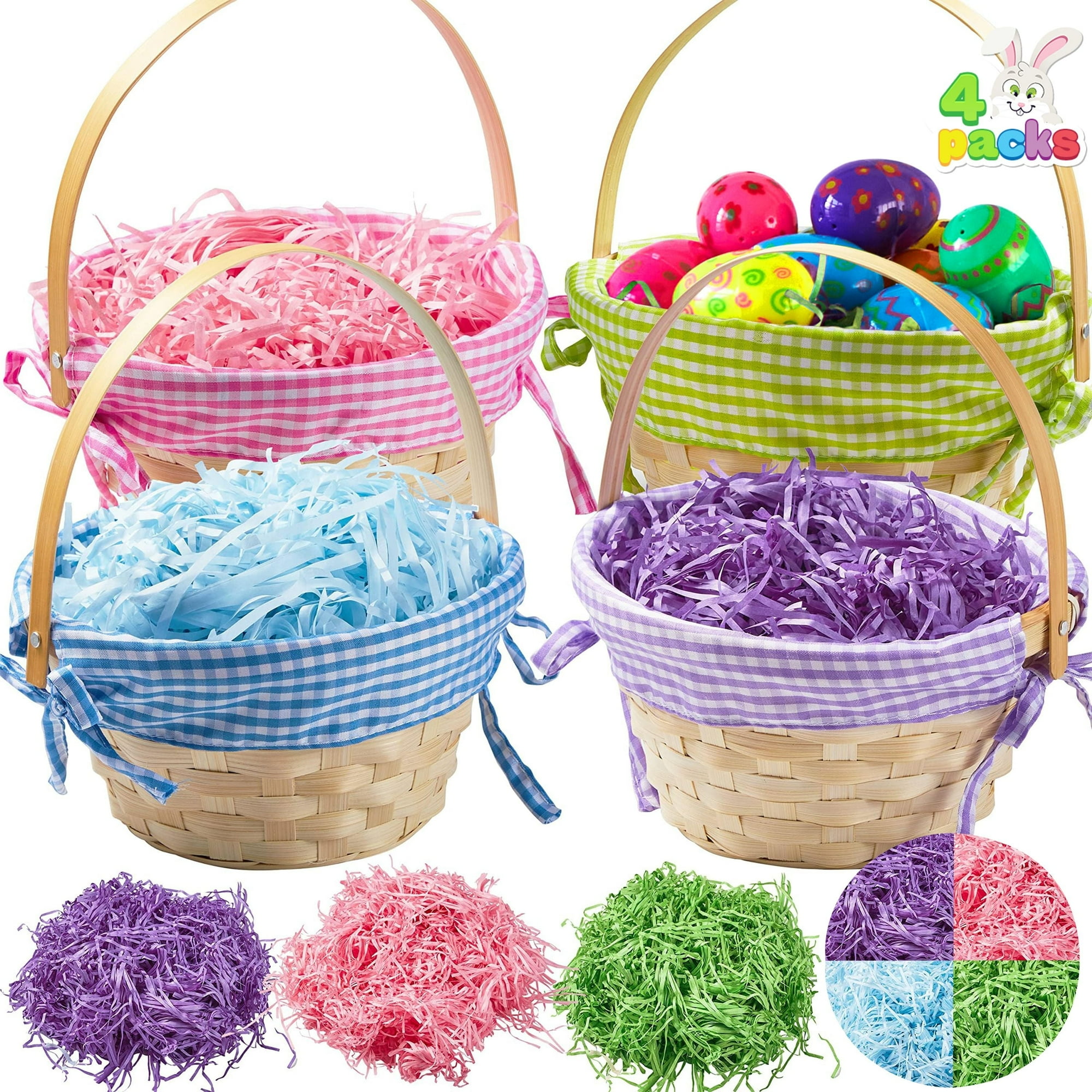 Click here for Joyfy 4 Pcs Easter Baskets For Kids easter Woven B... prices