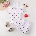 Baby Girl Summer Clothes Cute Bowknot Romper Shorts Outfits Ruffle ...