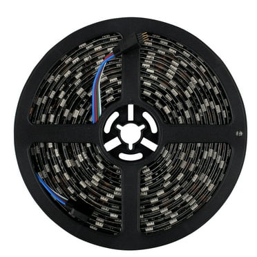 AuraLED Remote-Controlled 6.5’ Trimmable RGB LED Strip Light - Walmart.com