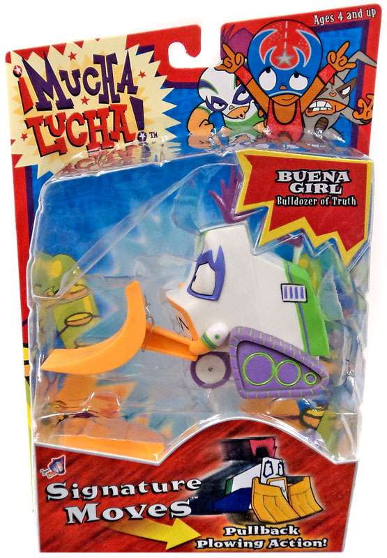 Mucha Lucha Signature Moves Buena Girl Bulldozer of Truth Action Figure ...