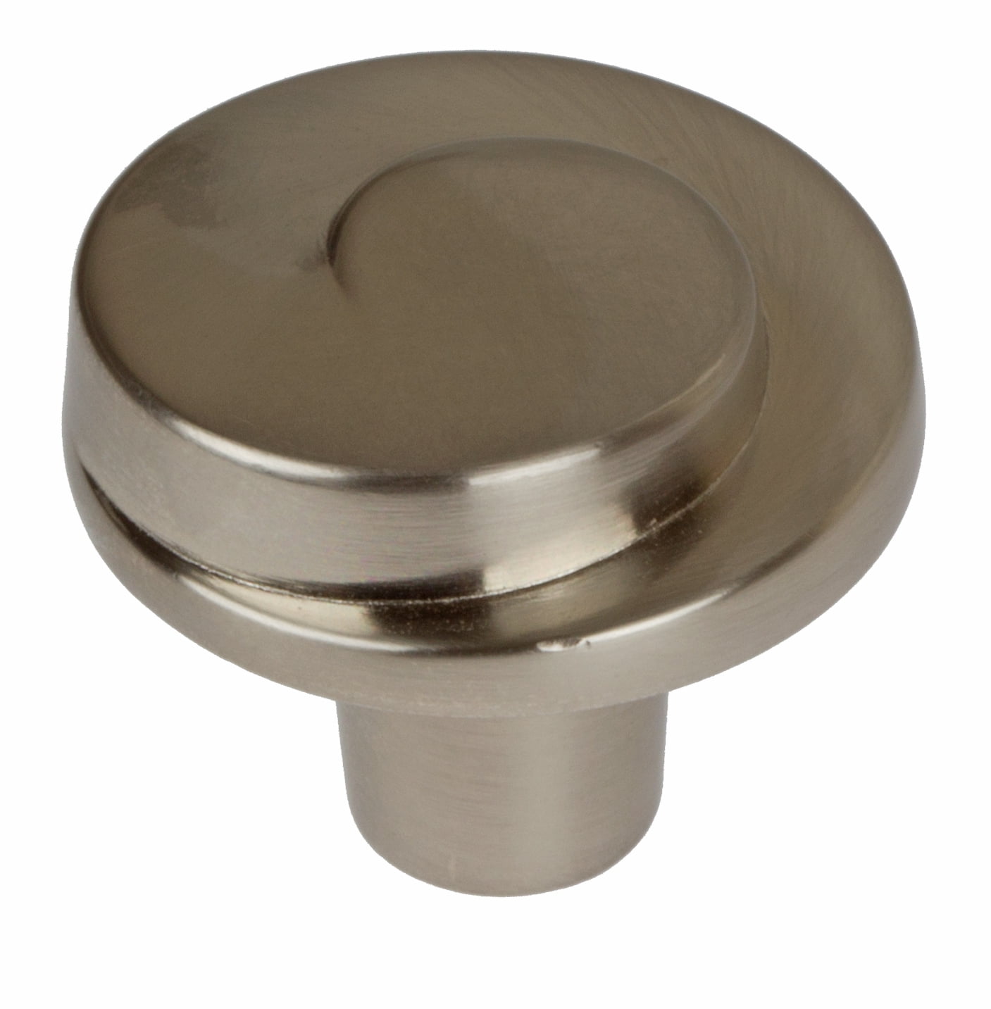 GlideRite 1-1/8 in. Classic Swirl Wave Cabinet Knobs, Satin Nickel ...