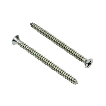 Bolt Dropper #8 X 1-1/2'' Stainless Flat Head Phillips Wood Screw, (100 ...