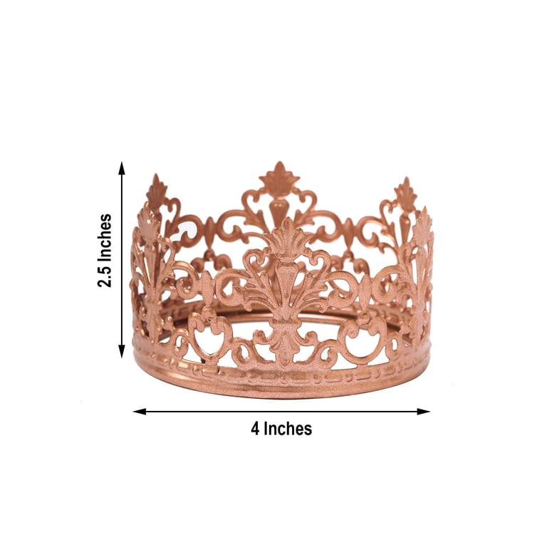 Gold Metal Crown Decor