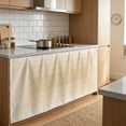 Beige Gradient Squares Cabinet Curtain, Softness Layers Zen Geometric ...