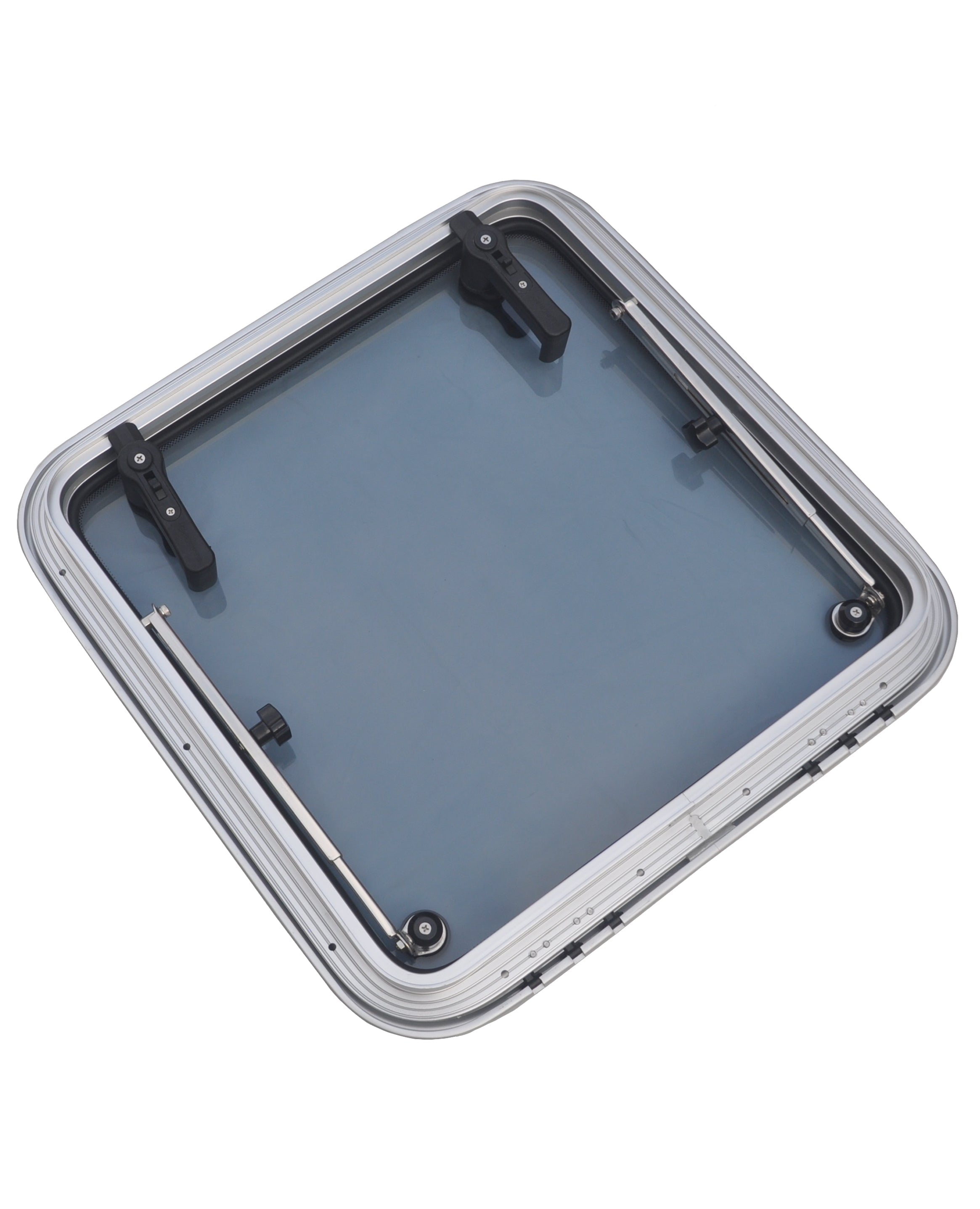 Galamarine Deck Hatch - Anodized Aluminum Square Hatch with Tempered ...