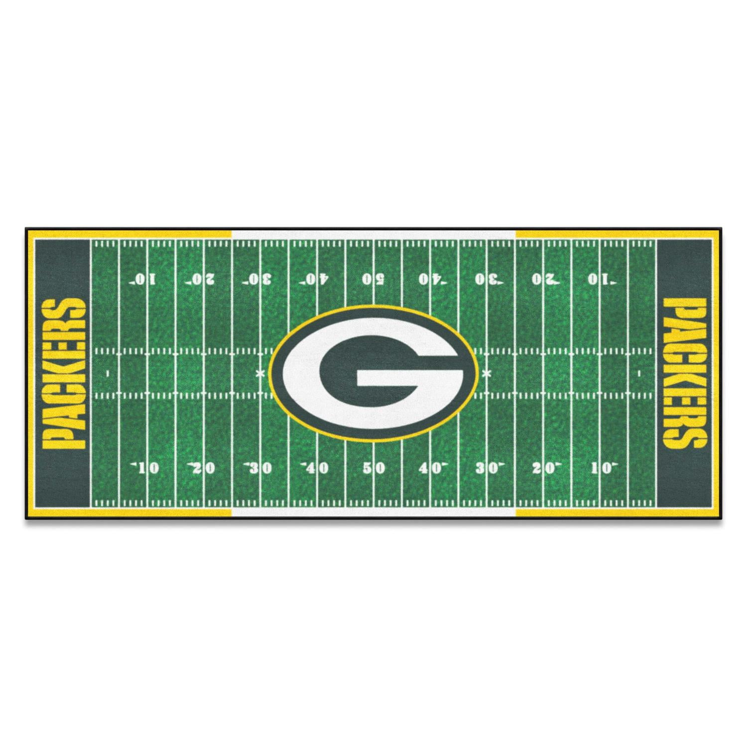 Alfombra Decorativa FANMATS NFL Green Bay Packers Color del Equipo ...