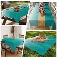 Blue Green Graduality Table Cloth 60x84in, Waterproof Rectangle ...