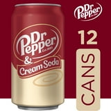 Dr Pepper & Cream Soda Pop 12-Fluid Ounce Cans, Pack of 12 with Unique ...