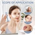 IBASETOY Blue Double Headed Silicone Face Mask Brush for Gentle ...