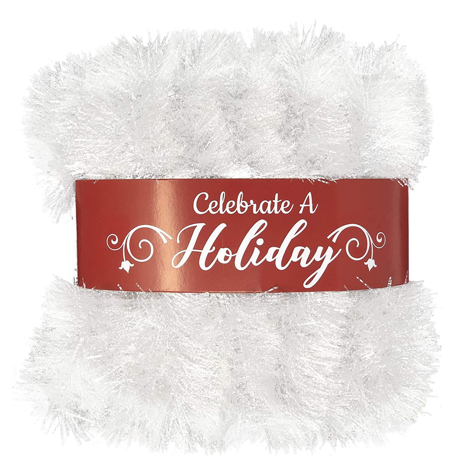 Click here for North Folk 15m White Christmas Garland Artificial... prices