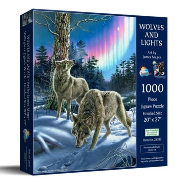 Ceaco - Wolves - Winter Wolf Family - 1000 Piece Jigsaw Puzzle ...